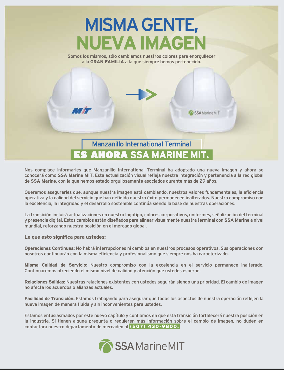 Manzanillo International Terminal ahora es SSA Marine MIT – SNIP Noticias